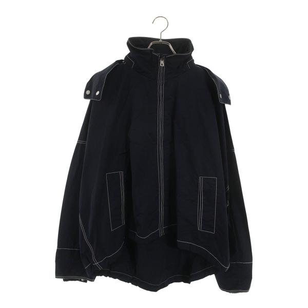 ブランド：ボッテガヴェネタ/BOTTEGA VENETA商品名： 767969 VF4K0 テックナイロンジップブルゾンサイズ：M状態ランク：Sカラー：ネイビー
