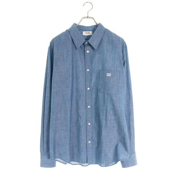 CELINE（セリーヌ） 長袖シャツ サイズ:41 25AW 2C982140O アナグラム