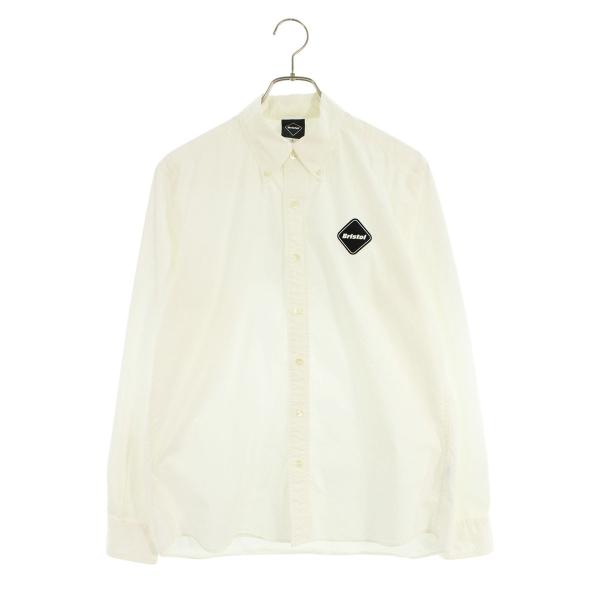 ブランド：エフシーアールビー/F.C.R.B.商品名： COOLMAX EMBLEM B.D SHIRT FCRB-210072 エンブレムロゴワッペン長袖シャツサイズ：L状態ランク：Bカラー：ホワイト