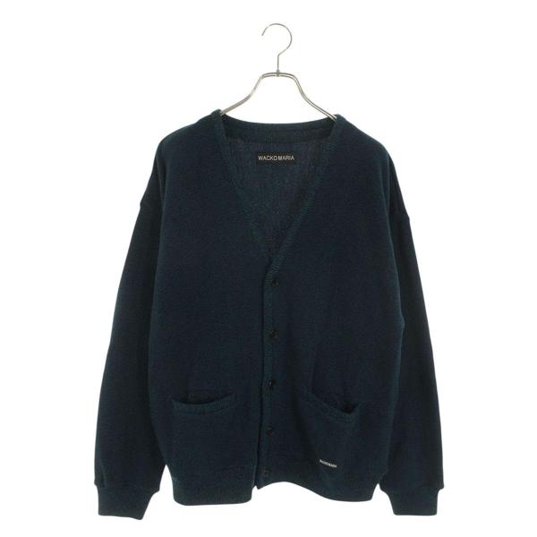 ブランド：ワコマリア/WACKO MARIA商品名： CLASSIC KNIT CARDIGAN 25SS-WMK-KN02 ウールカーディガンサイズ：L状態ランク：Aカラー：グリーン調
