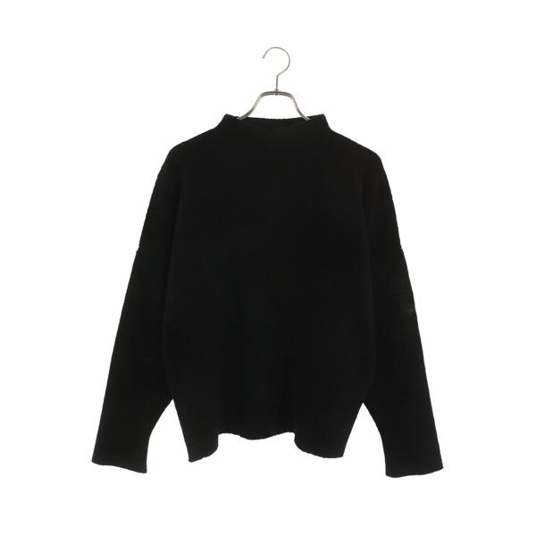 ブランド：クロムハーツ/Chrome Hearts商品名： TAKE THE CANNOLI ハラコクロスパッチハイネックニットサイズ：XSM/SML状態ランク：Aカラー：ブラック×シルバー