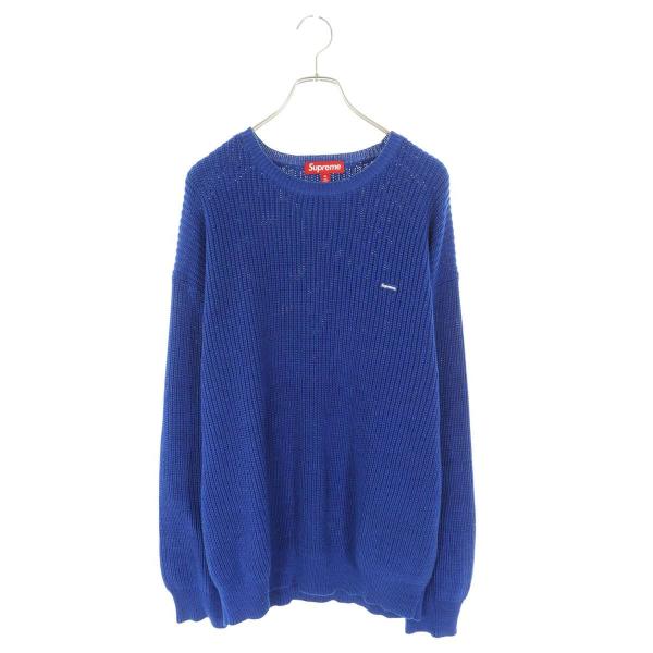 ブランド：シュプリーム/SUPREME商品名： 23AW  Small Box Ribbed Sweater スモールボックスロゴニットサイズ：XL状態ランク：Bカラー：ブルー
