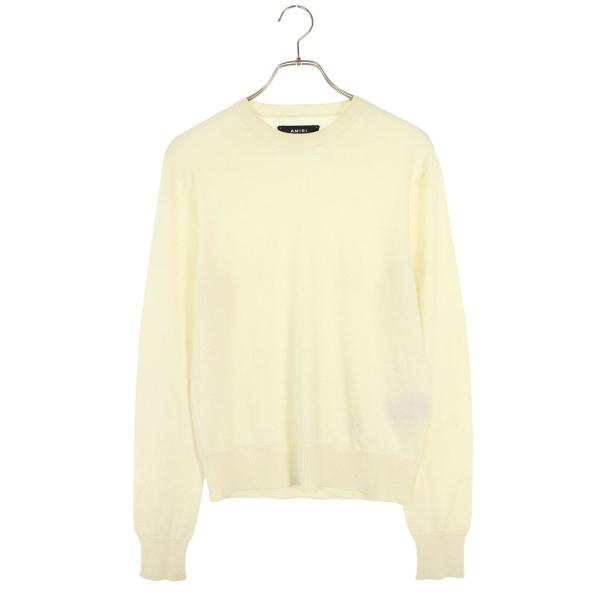 ブランド：アミリ/AMIRI商品名：MA刺繍 シルク混ウールニットサイズ：44状態ランク：Bカラー：オフホワイト