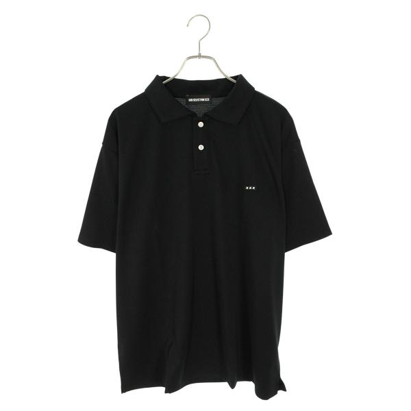 ブランド：ゴッドセレクショントリプルエックス/GOD SELECTION XXX商品名： 25SS  GX-S25-CS-01 ロゴデザイン半袖ポロシャツサイズ：XL状態ランク：Aカラー：ブラック
