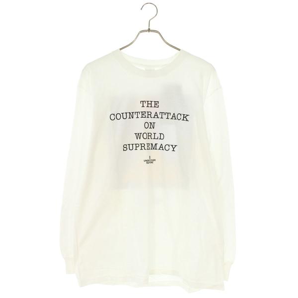 ブランド：シュプリーム/SUPREME商品名： Public Enemy Counterattack L/S バックプリント長袖カットソーサイズ：L状態ランク：Bカラー：ホワイト