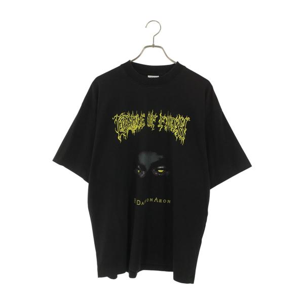 ブランド：ヴェトモン/VETEMENTS商品名： 25AW  COF PANDAEMONAEON OVERSIZED T-SHIRT COFプリントTシャツサイズ：XS状態ランク：Bカラー：ブラック