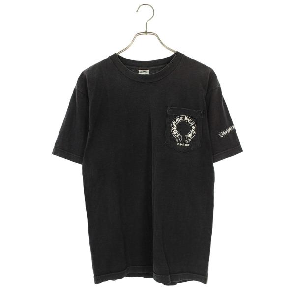 ブランド：クロムハーツ/Chrome Hearts商品名： CH T-SHRT/2 オールド大阪限定スクロールラベルプリントTシャツサイズ：M状態ランク：Cカラー：ブラック