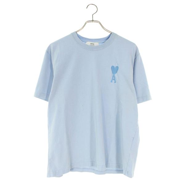 ブランド：アミアレクサンドルマテュッシ/AMI Alexandre Mattiussi商品名： E22UTS002.726 ハートロゴ刺繍Tシャツサイズ：S状態ランク：Cカラー：ブルー