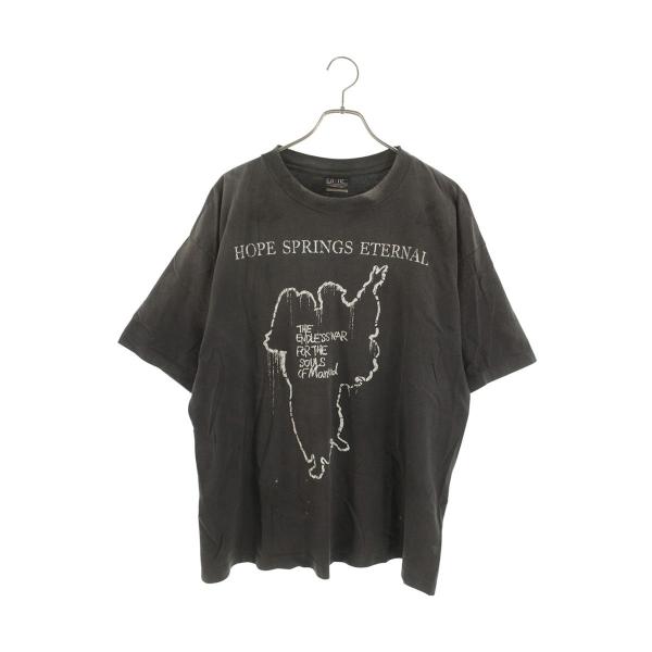 ブランド：セントマイケル/SAINT MICHAEL商品名： SM-HR8-0000-006 HOPE SPRINGSプリントヴィンテージ加工Tシャツサイズ：XL状態ランク：Bカラー：ダークグレー調