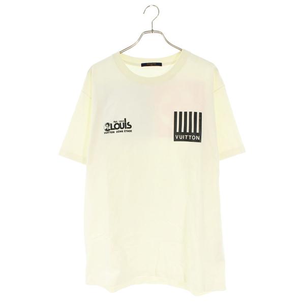 ブランド：ルイヴィトン/LOUISVUITTON商品名： RM192M NPL HHY07W プリントデザインTシャツサイズ：XL状態ランク：Bカラー：ホワイト