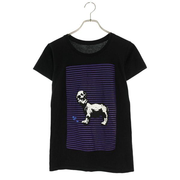 ブランド：クロムハーツ/Chrome Hearts商品名： CH T-SHRT/2 FOTIプリントTシャツサイズ：S状態ランク：Bカラー：ブラック×パープル