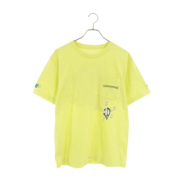 ブランド：クロムハーツ/Chrome Hearts商品名： PPO HRDWR GRN T-SHRT MATTY BOYプリントハードウェアTシャツサイズ：M状態ランク：Bカラー：イエロー調