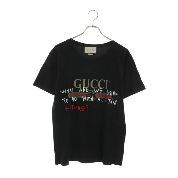 ブランド：グッチ/GUCCI商品名： 493117 X3I14 ココキャピタンプリントTシャツサイズ：XS状態ランク：Sカラー：ブラック