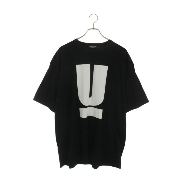 ブランド：アンダーカバー/UNDERCOVER商品名： UB0D3801 UロゴプリントTシャツサイズ：5状態ランク：Bカラー：ブラック
