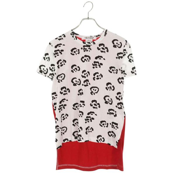 ブランド：コムデギャルソンコムデギャルソン/COMME des GARCONSCOMME des GARCONS商品名： RK-T011 AD2022総柄Tシャツサイズ：M状態ランク：Bカラー：ホワイト×レッド