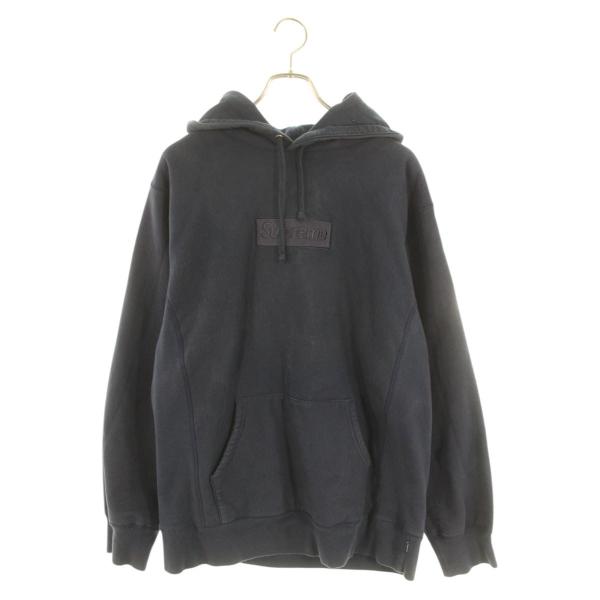 ブランド：シュプリーム/SUPREME商品名： 14AW  Tonal Box Logo Pullover ボックスロゴプルオーバーパーカーサイズ：XL状態ランク：Cカラー：ネイビー