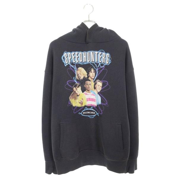 ブランド：バレンシアガ/BALENCIAGA商品名： 19AW  5417070 TCV37 スピードハンターズプルオーバーパーカーサイズ：M状態ランク：Bカラー：ブラック
