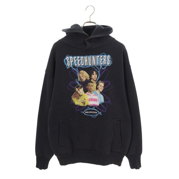 ブランド：バレンシアガ/BALENCIAGA商品名： 19AW  541707 TCV37 スピードハンターズプルオーバーパーカーサイズ：XS状態ランク：Bカラー：ブラック