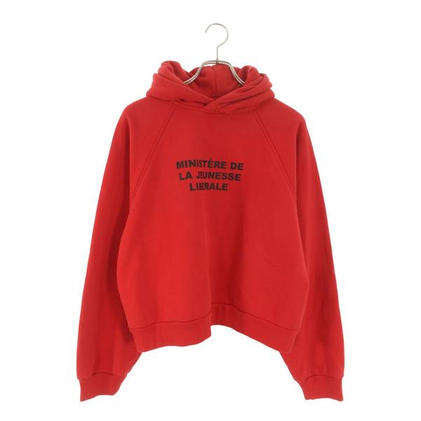 ブランド：リベラルユースミニストリー/Liberal Youth Ministry商品名：英字プリントパーカーサイズ：L状態ランク：Bカラー：レッド
