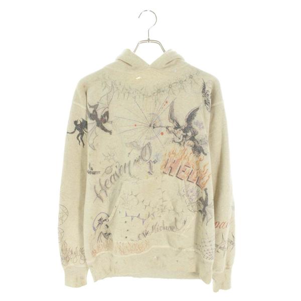 ブランド：セントマイケル/SAINT MICHAEL商品名： 21AW  SM-A21-0000-056 ドクターウープルオーバーパーカーサイズ：S状態ランク：Bカラー：オフホワイト調