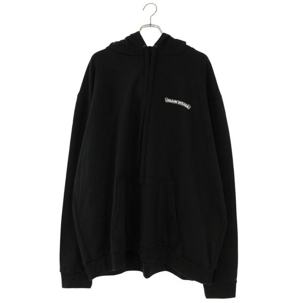 ブランド：クロムハーツ/Chrome Hearts商品名： SWTSHRT HD PLVR LTD ラスベガス限定バックロゴプルオーバーパーカーサイズ：XXL状態ランク：Bカラー：ブラック×レッド