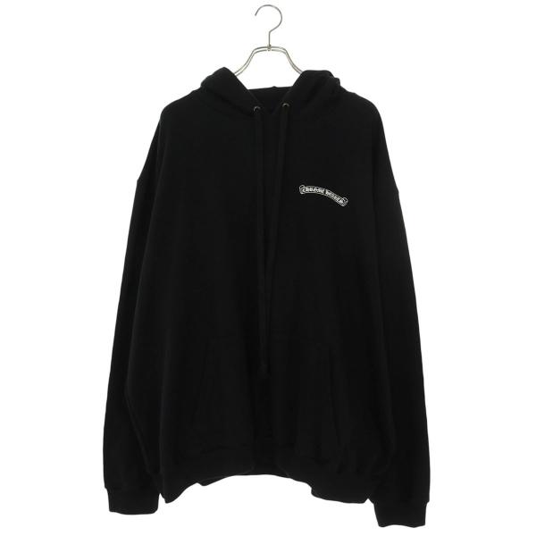 ブランド：クロムハーツ/Chrome Hearts商品名： SWTSHRT HD PLVR LTD ラスベガス限定バックロゴプルオーバーパーカーサイズ：XXL状態ランク：Bカラー：ブラック×レッド