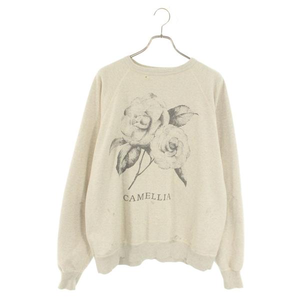 ブランド：セントマイケル/SAINT MICHAEL商品名： 21AW  SM-A21-0000-029 カメリアプリントヴィンテージ加工スウェットサイズ：XL状態ランク：Bカラー：ベージュ