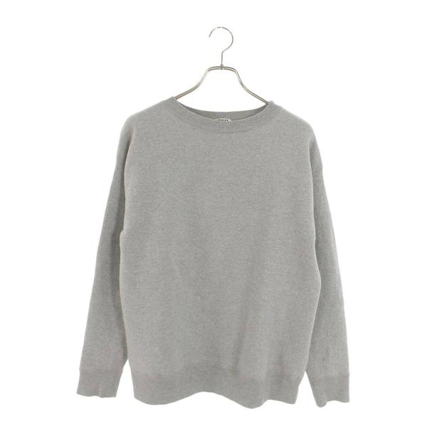 ブランド：オーラリー/AURALEE商品名： A7AP01BW クルーネックスウェットサイズ：3状態ランク：Bカラー：グレー