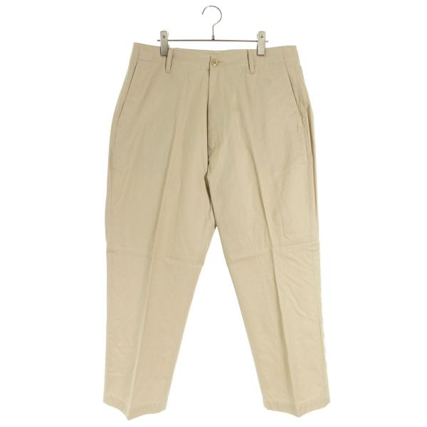 ブランド：シークエル/SEQUEL商品名： TYPE-XF ロゴプリントチノロングパンツサイズ：L状態ランク：Bカラー：ベージュ