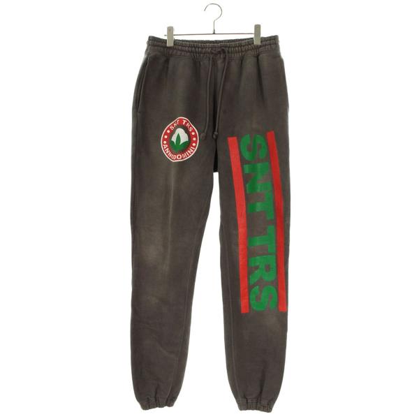 ブランド：セントマイケル/SAINT MICHAEL商品名：×デニムティアーズ DENIM TEARS  21AW  SM-A21-0000-052 SNTTRSプリントヴィンテージ加工ロングパンツサイズ：S状態ランク：Bカラー：グレー