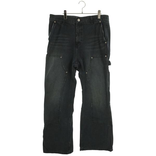 ブランド：プロトコルインデックス/Protocol Index商品名： CARPENTER FLARED PANTS カーペンターフレアロングパンツサイズ：3状態ランク：Bカラー：ブラック調