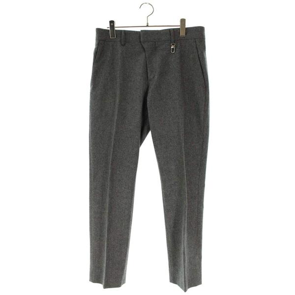 ブランド：ルイヴィトン/LOUISVUITTON商品名： RM201Q RYW HIP42W カシミヤ混ウールスラックスロングパンツサイズ：38状態ランク：Bカラー：グレー