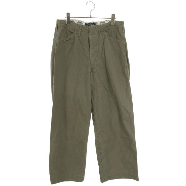 ブランド：サブカルチャー/subculture商品名： SCPT-A2302 コットンロングパンツサイズ：1状態ランク：Bカラー：カーキ