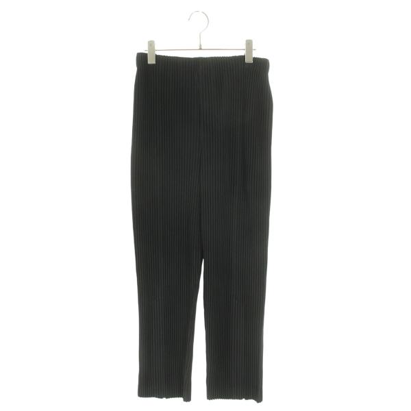 ブランド：オムプリッセイッセイミヤケ/HOMME PLISSE ISSEY MIYAKE商品名： 24AW  HP43JF136 ストレートプリーツロングパンツサイズ：1状態ランク：Bカラー：ブラック