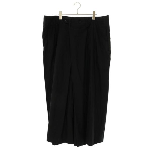 ブランド：ブラックスキャンダルヨウジヤマモト/BLACK Scandal Yohji Yamamoto商品名： HN-P31-013 ワイドコットンロングパンツサイズ：2状態ランク：Bカラー：ブラック