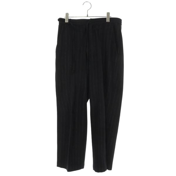 ブランド：メゾンマルジェラ/Maison Margiela商品名： s50ka0532 s52940 ストライプウールロングパンツサイズ：44状態ランク：Cカラー：ブラック
