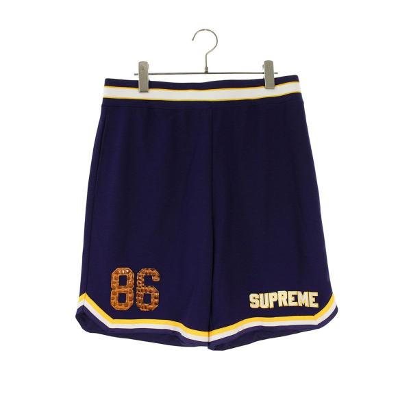 ブランド：シュプリーム/SUPREME商品名： 22SS  Faux Croc Basketball Short フェイククロコバスケットボールハーフパンツサイズ：S状態ランク：Bカラー：パープル
