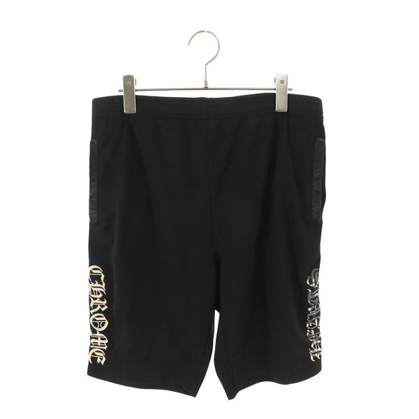 ブランド：クロムハーツ/Chrome Hearts商品名： TRACK サイドクロスボールボタントラックハーフパンツサイズ：S状態ランク：Cカラー：ブラック×シルバー
