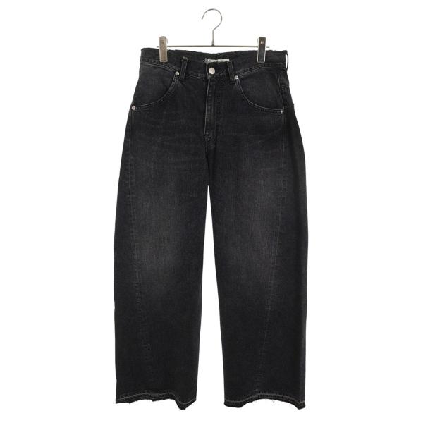 ブランド：ジエダ/Jieda商品名： Jie-23S-PT01 3D BAGGY DENIM バギーデニムパンツサイズ：1状態ランク：Bカラー：ブラック