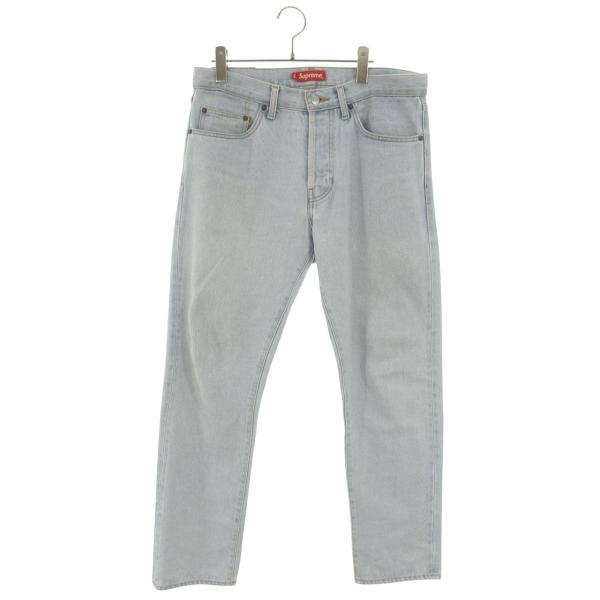 ブランド：シュプリーム/SUPREME商品名： Regular Jean レギュラーデニムパンツサイズ：32インチ状態ランク：Bカラー：ライトインディゴ