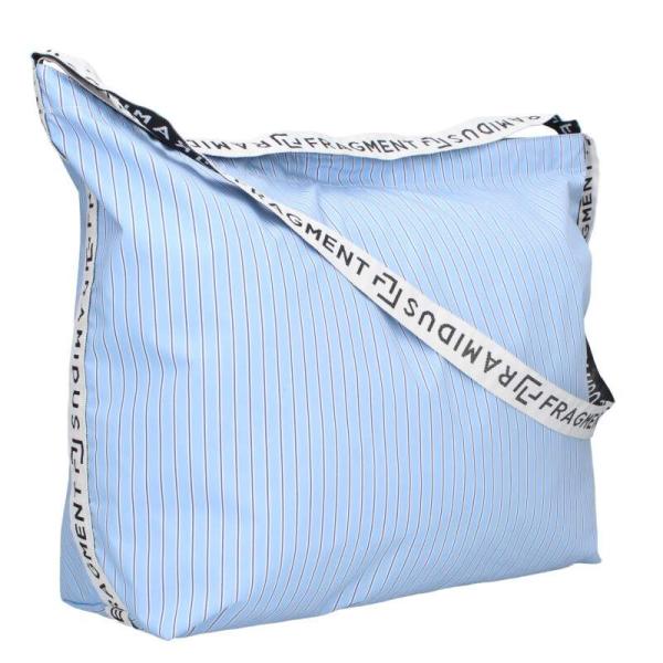 ブランド：ラミダス/RAMIDUS商品名：×フラグメントデザイン fragment design  25SS  TOTE BAG ストライプトートバッグサイズ：L状態ランク：Bカラー：ブルー