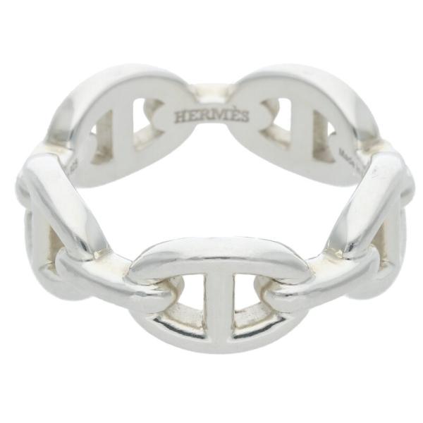 ブランド：エルメス/HERMES商品名： Chaine d'Ancre Enchainee PM シェーヌダンクルアンシェネPMシルバーリングサイズ：54/14号状態ランク：Bカラー：シルバー