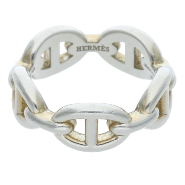 ブランド：エルメス/HERMES商品名： Chaine d'Ancre Enchainee PM シェーヌダンクルアンシェネPMシルバーリングサイズ：53/12.5号状態ランク：Bカラー：シルバー