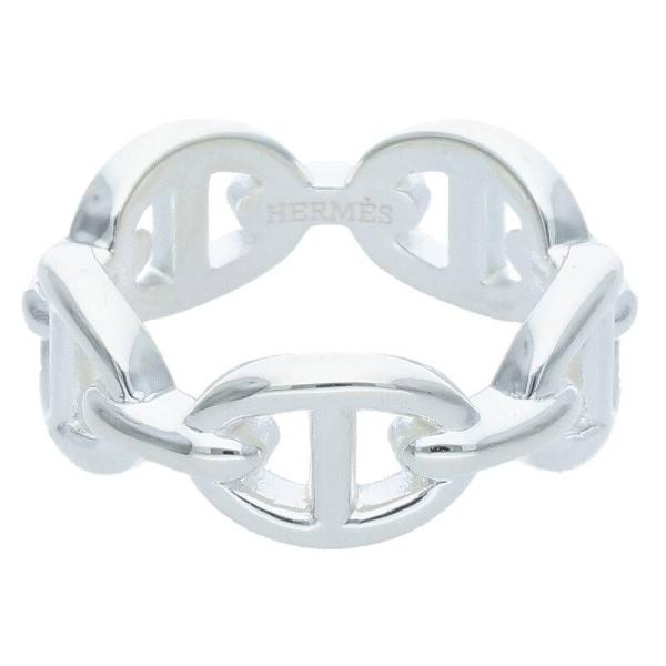 ブランド：エルメス/HERMES商品名： Chaine d'Ancre Enchainee PM シェーヌダンクルアンシェネPMシルバーリングサイズ：52/12号状態ランク：Aカラー：シルバー