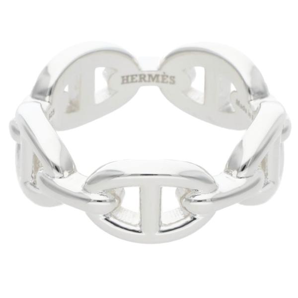 ブランド：エルメス/HERMES商品名： Chaine d'Ancre Enchainee PM シェーヌダンクルアンシェネPMシルバーリングサイズ：53/13号状態ランク：Sカラー：シルバー