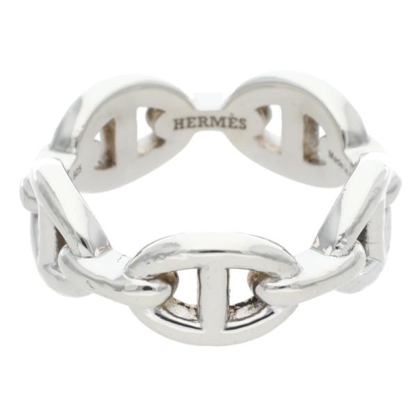 ブランド：エルメス/HERMES商品名： Chaine d'Ancre Enchainee PM シェーヌダンクルアンシェネPMシルバーリングサイズ：12.5号/53状態ランク：Cカラー：シルバー
