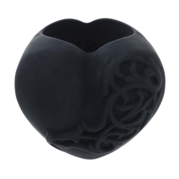 ブランド：クロムハーツ/Chrome Hearts商品名： HEART PLSTC RING ラージハート ラバーリングサイズ：13号状態ランク：Bカラー：ブラック