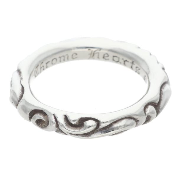 ブランド：クロムハーツ/Chrome Hearts商品名： SCRL BAND/スクロールバンド シルバーリングサイズ：22号状態ランク：Bカラー：シルバー