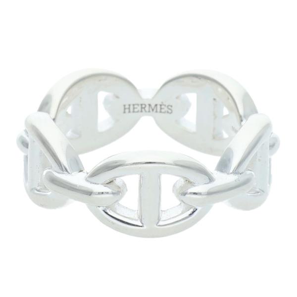 ブランド：エルメス/HERMES商品名： Chaine d'Ancre Enchainee PM シェーヌダンクルアンシェネPMシルバーリングサイズ：51/10.5号状態ランク：Aカラー：シルバー