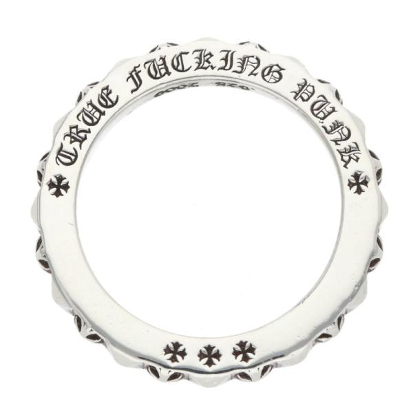 ブランド：クロムハーツ/Chrome Hearts商品名： TFP PNK PLS/トゥルーファッキンパンク プラスパンク/シルバーリングサイズ：18号状態ランク：Bカラー：シルバー